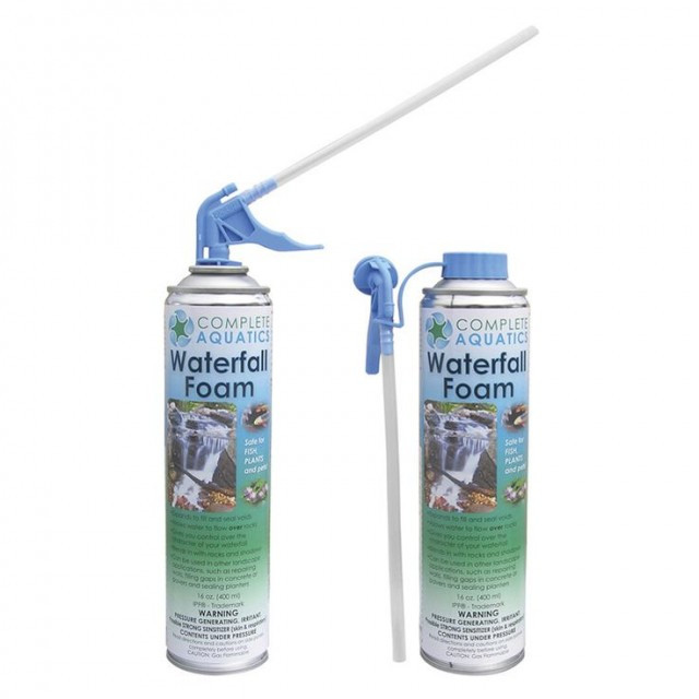 Complete Aquatics Black Waterfall Foam - Underwater Warehouse