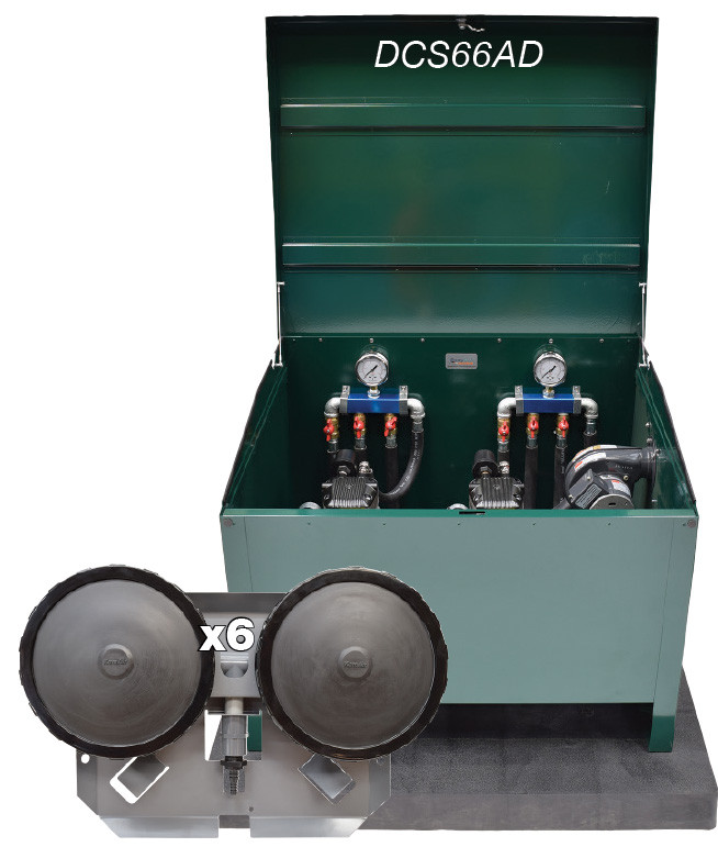 1/2 HP Stratus Dual Rocking Compressor System - 6 Diffusers ...