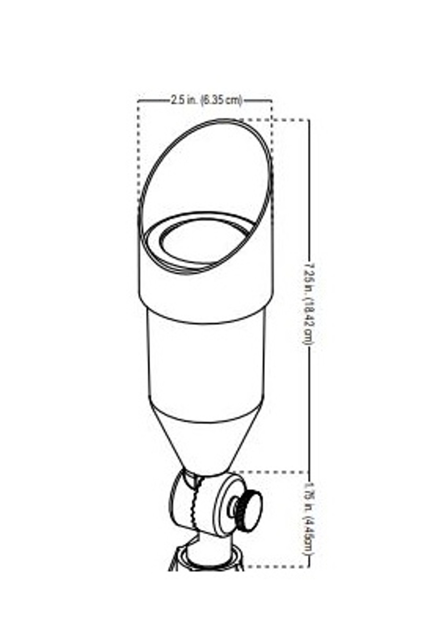 BL200 Brass Bullet Up Light | Alliance Outdoor Bullet Lights