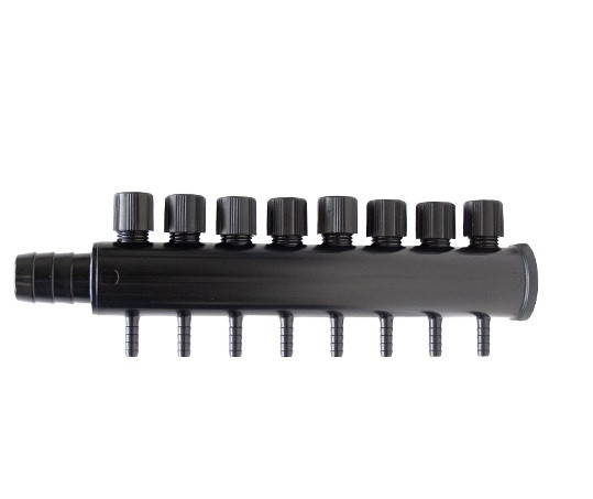 Matala Plastic Air Manifold - 8 Valves - Underwater Warehouse