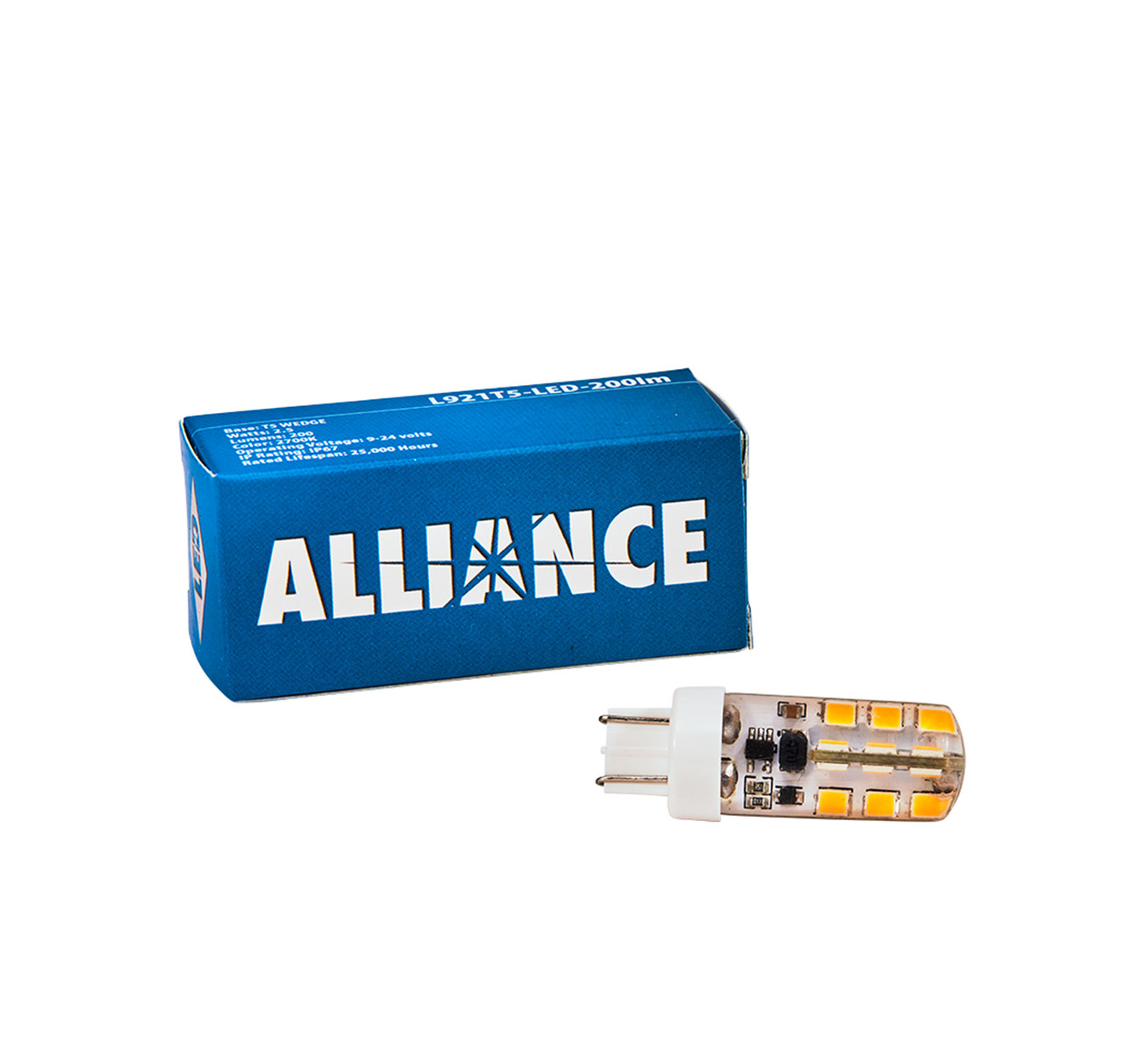 Wedge Base LED Lamps | Alliance Outdoor Light Bulbs