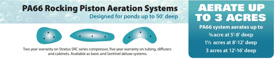 1/2 HP Sentinel PA66DPLD Deluxe Aeration System - Underwater Warehouse