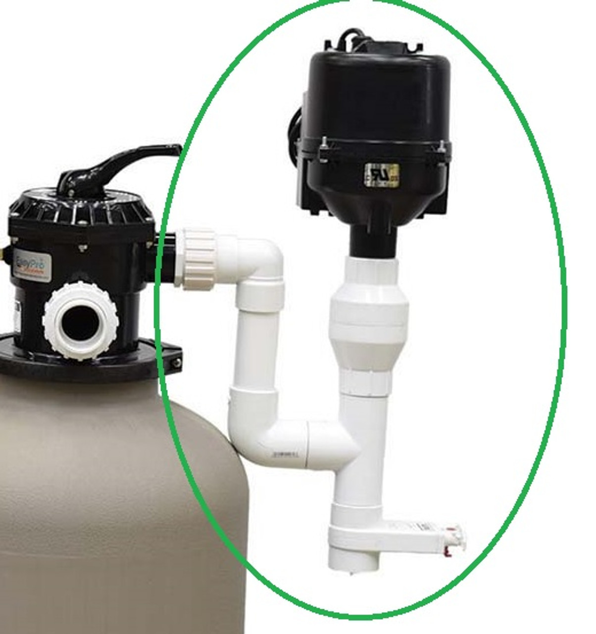 EasyPro Bead Filter Retrofit Blower Add On Kit for 2" Bead Filters ...