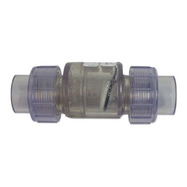 True Union Check Valves - Clear - Underwater Warehouse