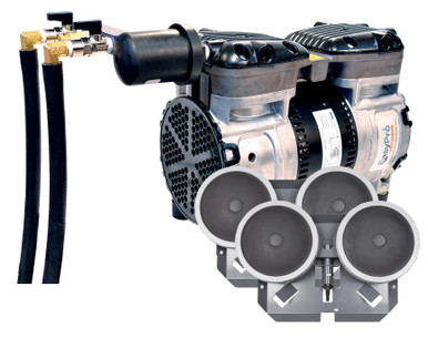 1/2 HP Stratus Dual Rocking Compressor System - 4 Diffusers ...