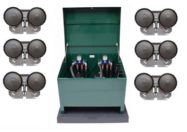 3/4 HP Stratus Dual Rocking Compressor System - 6 Diffusers ...