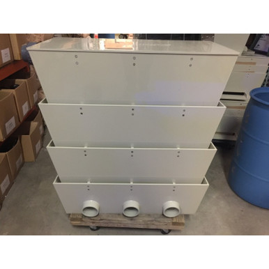 38" Seaside Medium Bakki Shower w/ 3 x 4" Outlets - Underwater Warehouse