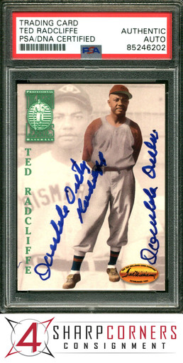 SIGNED TED DOUBLE DUTY RADCLIFFE TRADING CARD PSA AUTH DNA AUTO ...