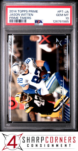2014 TOPPS PRIME PRIME TIMERS #PT-JA JASON WITTEN POP 1 PSA 10 - 4 ...