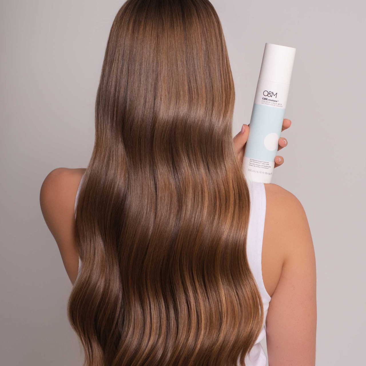 O&M COR.restore Colour Lock Milk 200ml - BeautyWorks