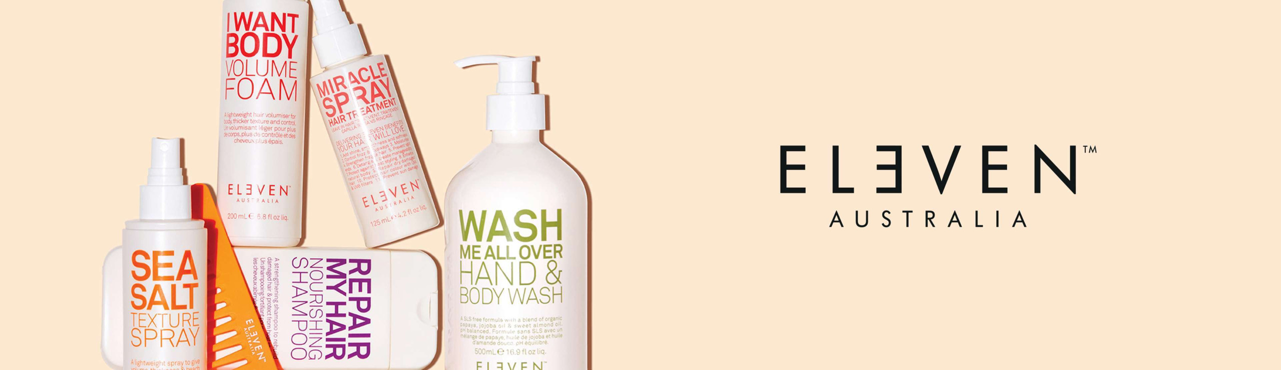 ELEVEN Shampoo, Conditioner & Hair Care Products Australia