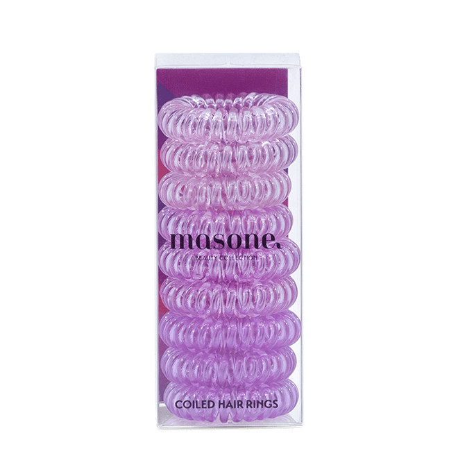 Masone Coiled Hair Rings - Violet Fizz - BeautyWorks