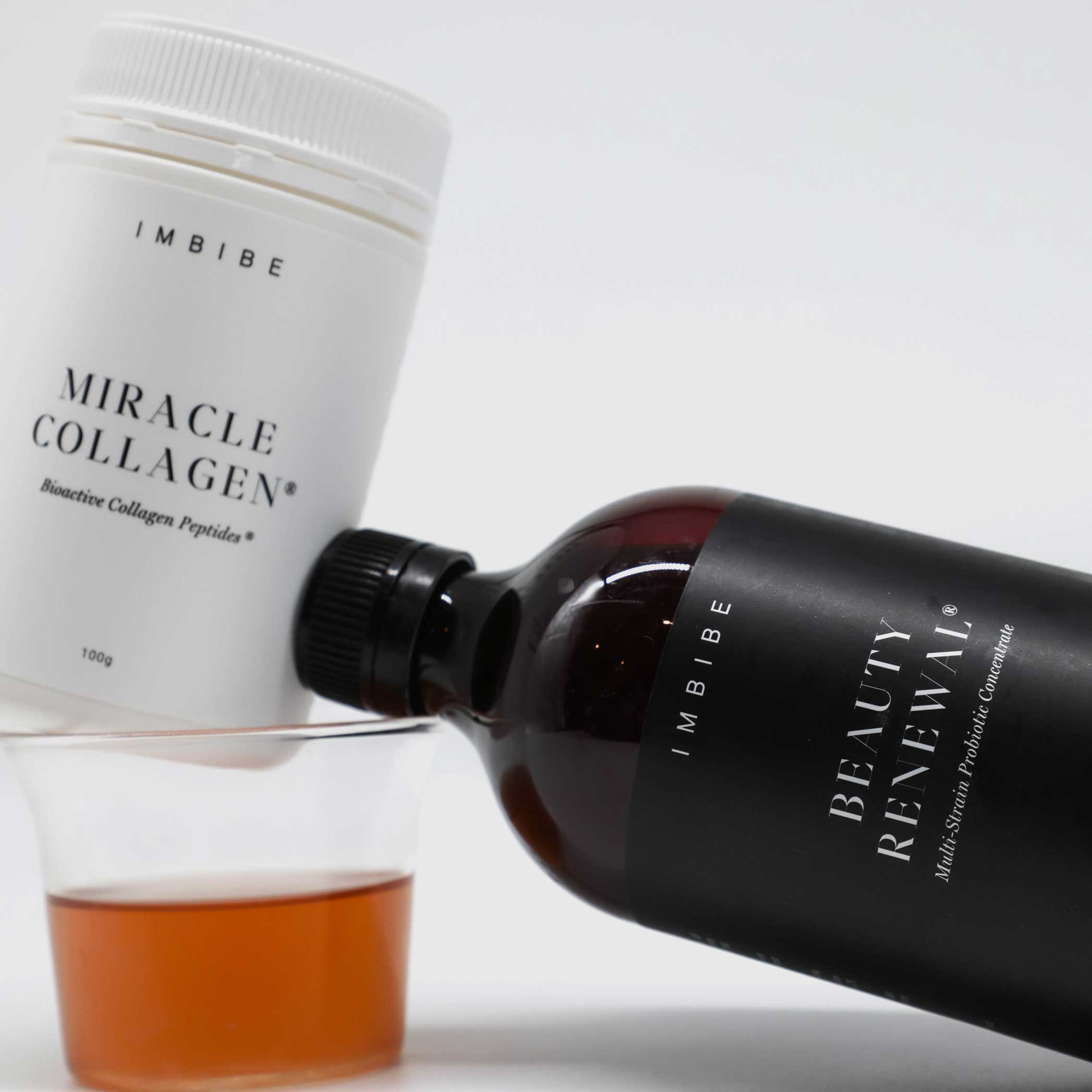 Imbibe Inner Beauty Set Bundle (Miracle Collagen 500ml + Beauty Renewal ...