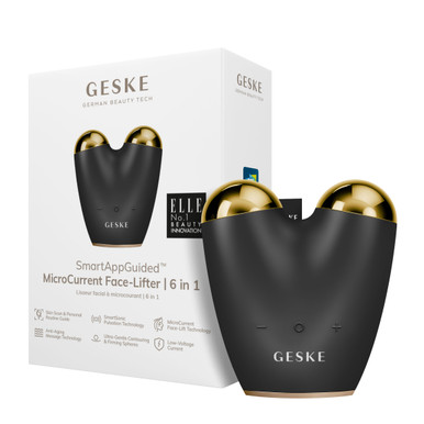 GESKE MicroCurrent Face-Lifter 6 in 1 - Black & Gold
