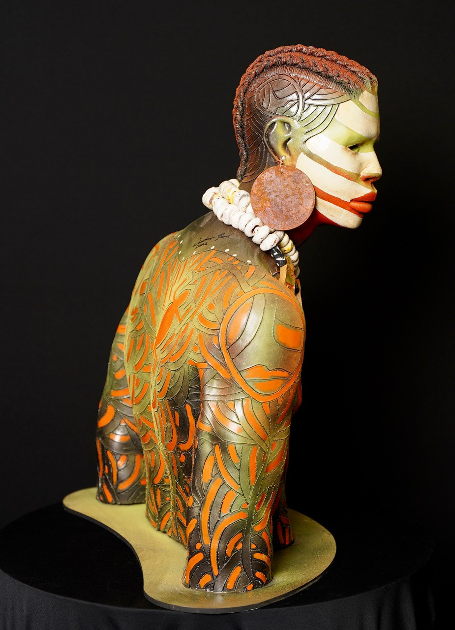 Amare "Possess great strength" Sculpture By Woodrow Nash - Shades of ...