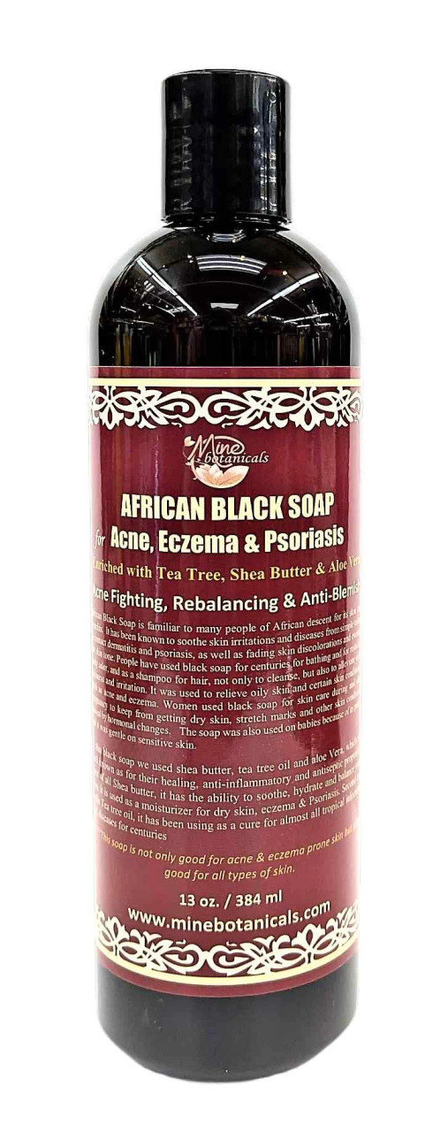 Mine Botanicals African Black Soap For Acne Eczema And Psoriasis