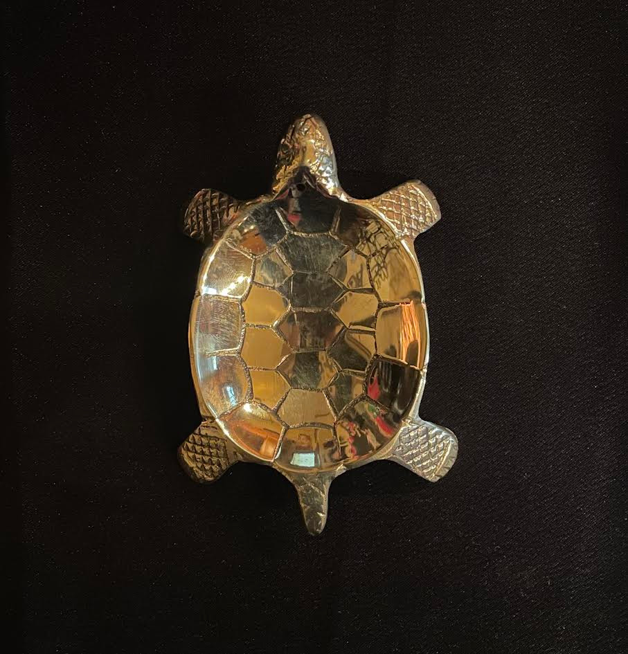 Brass Turtle - Cone, Charcoal and Sage Burner - Shades of Afrika Online
