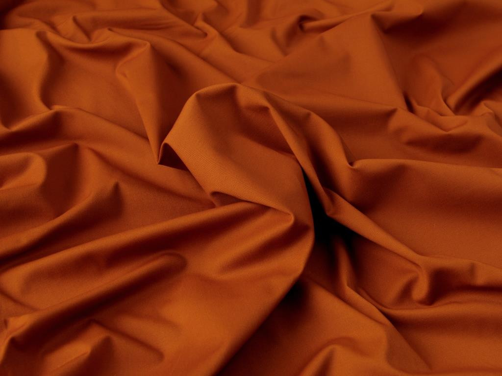 Dressmaking Fabric | Stretch Cotton Twill - Rust | Fabric Godmother