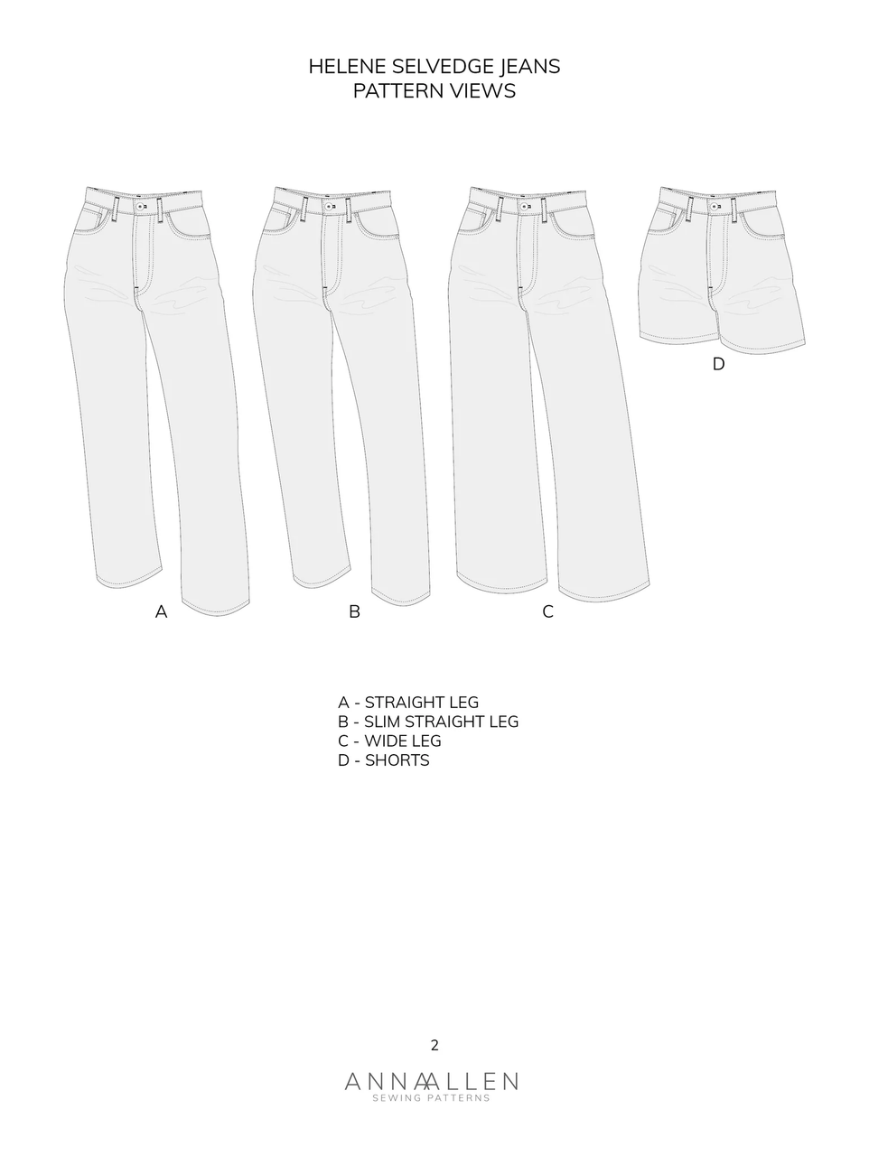 Sewing Patterns | Anna Allen | Fabric Godmother