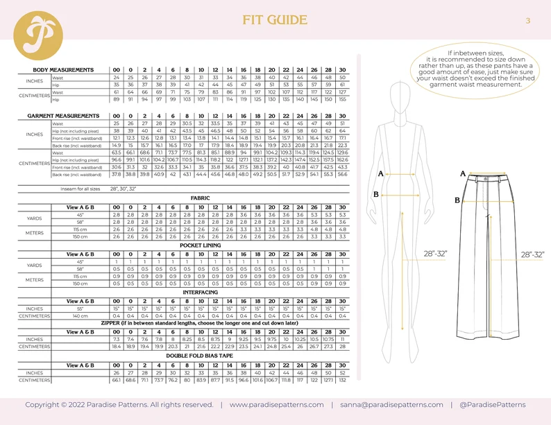 Sewing Patterns | Paradise Patterns | Fabric Godmother