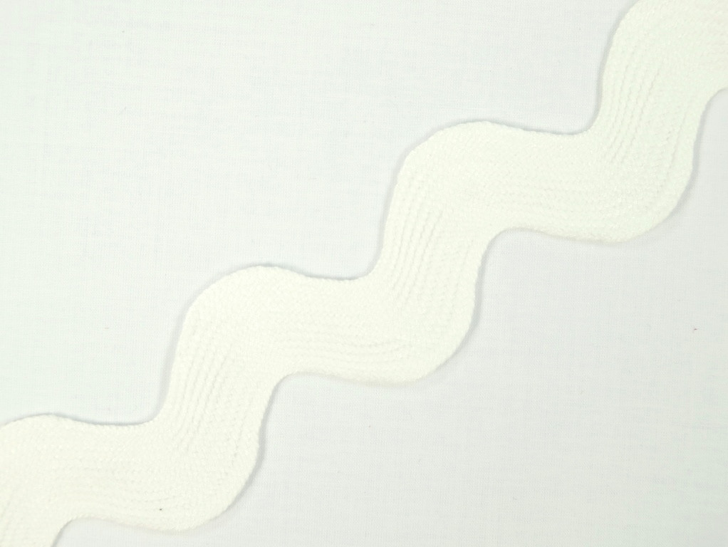 Dressmaking Trim | Jumbo Ric Rac Braid - 35mm - Ivory | Fabric Godmother