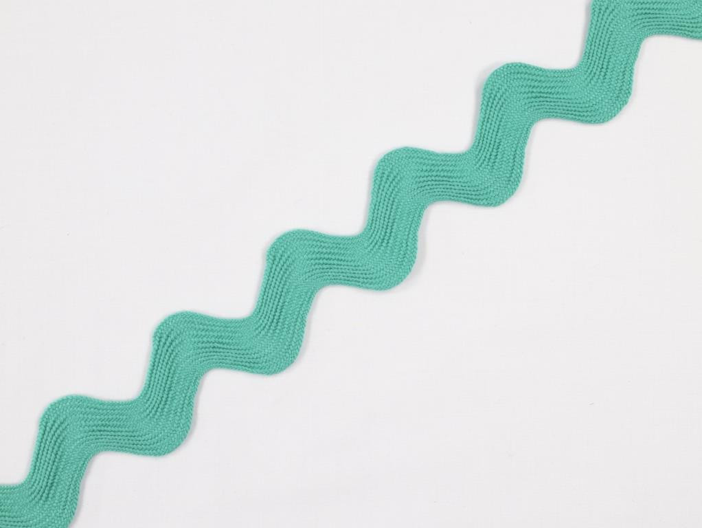 Dressmaking Trim | Jumbo Ric Rac Braid - 35mm - Teal | Fabric Godmother