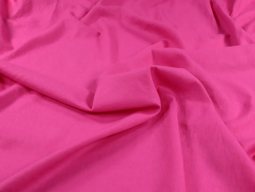 Dressmaking Fabric | Washed 100% Linen - Magenta | Fabric Godmother