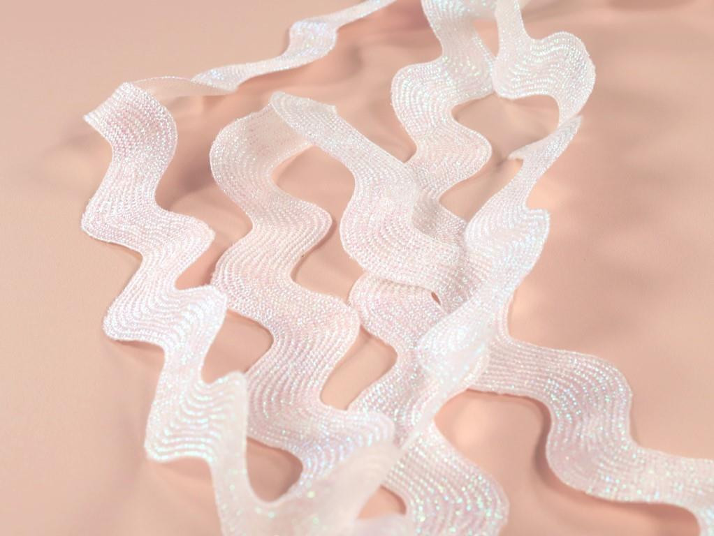 Dressmaking Trim | Jumbo Ric Rac Braid - 40mm - Iridescent | Fabric ...