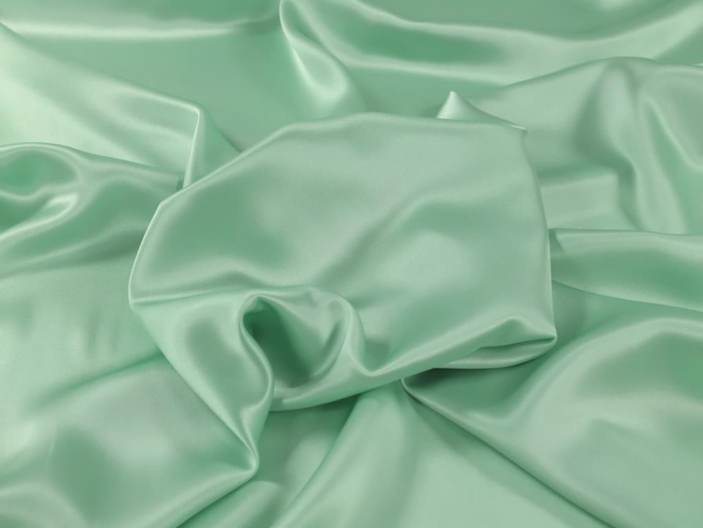 Dressmaking Fabric | Lana Luxury Silk Satin - Mint | Fabric Godmother