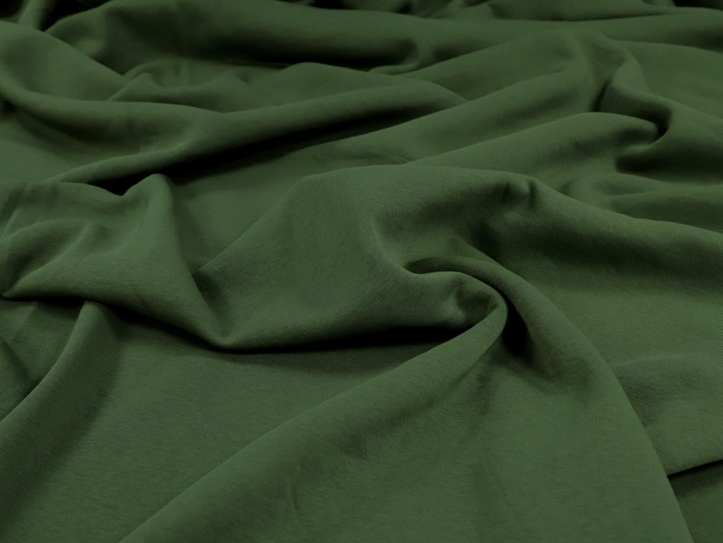Dressmaking Fabric | Super Thick Sweatshirt Fleece - Forest Green ...