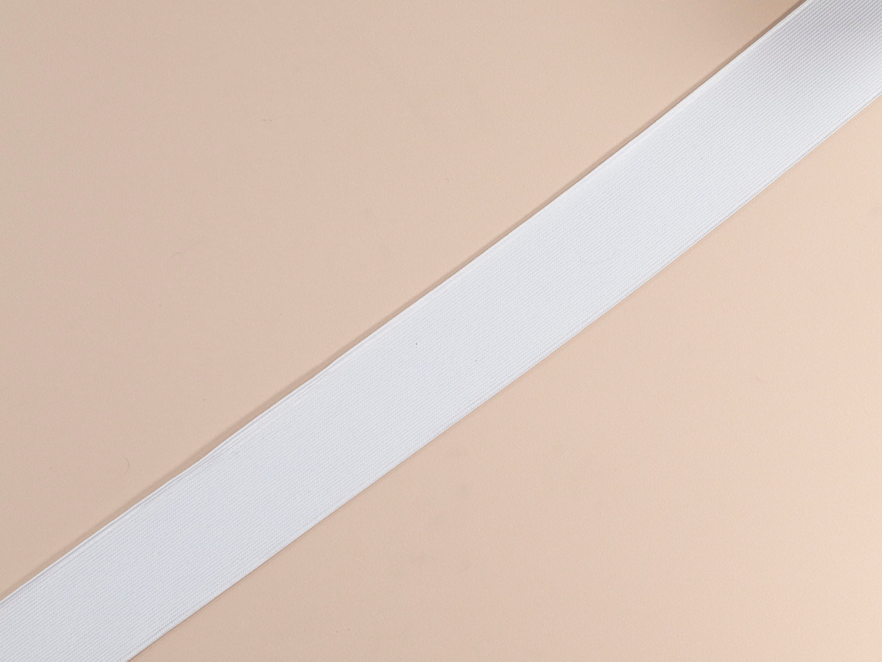 Elastic | Supersoft Elastic - 38mm - White | Fabric Godmother