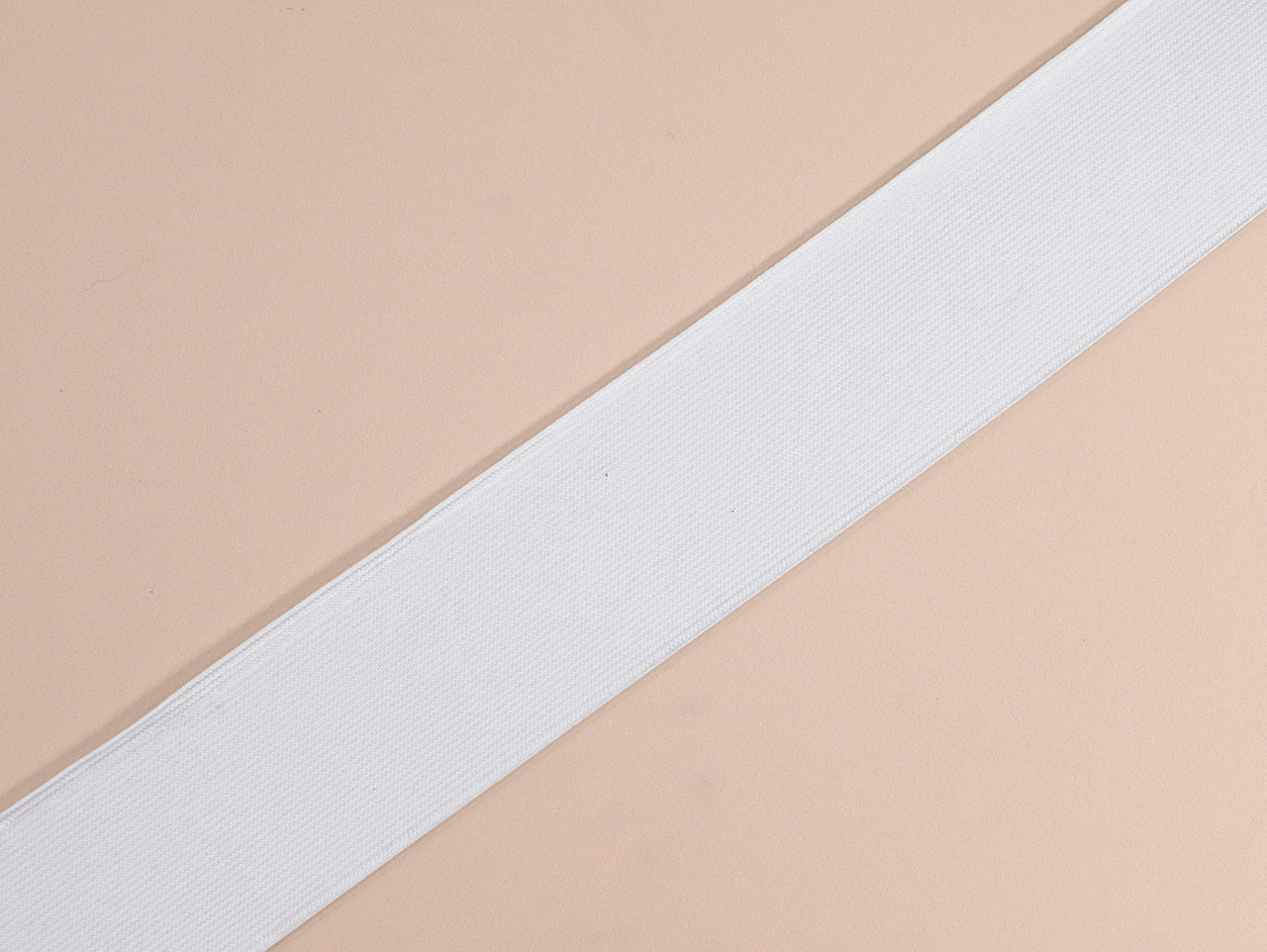 Elastic | Supersoft Elastic - 38mm - White | Fabric Godmother