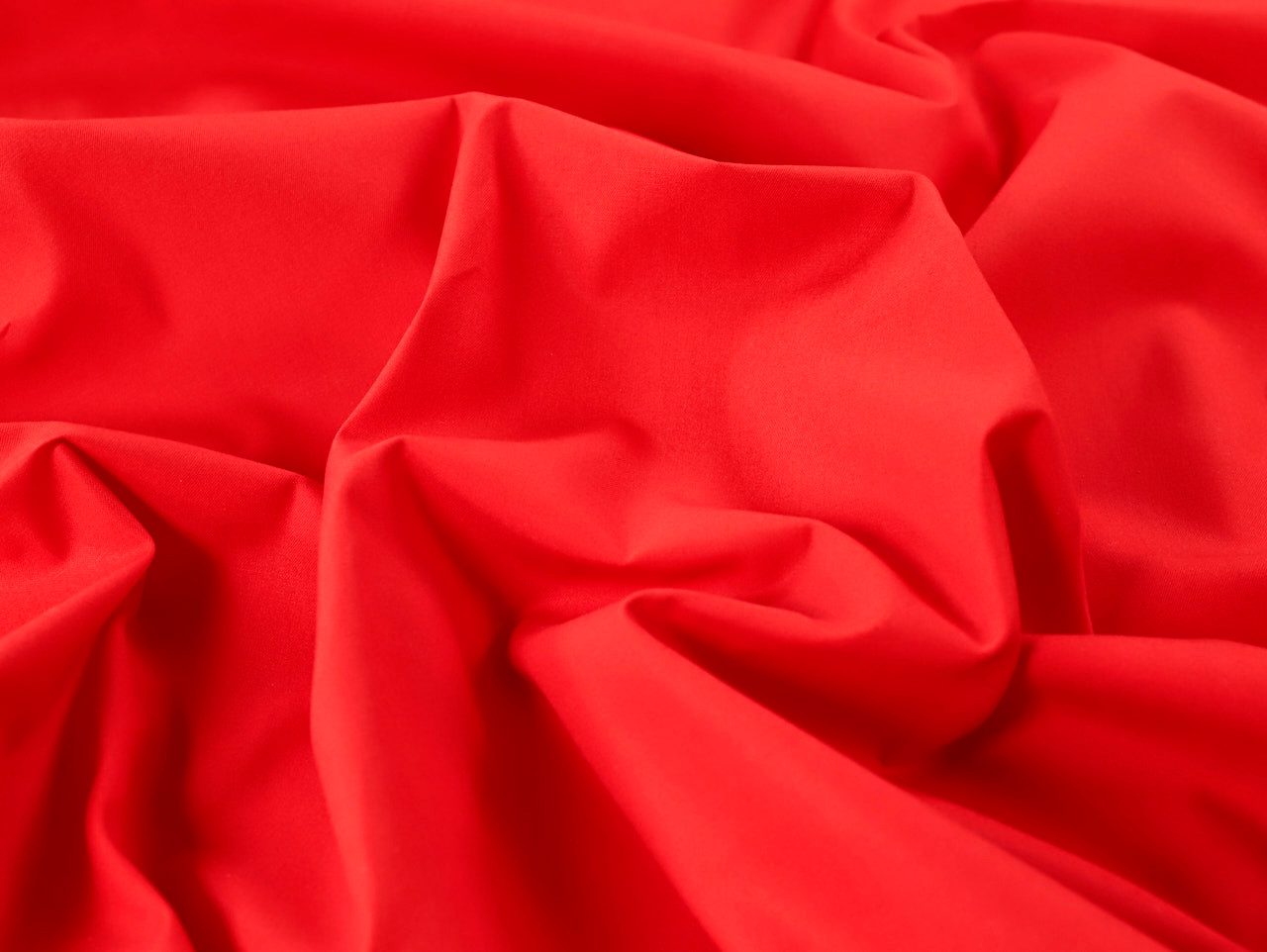 Dressmaking Fabric | Crimson Heavy Cotton - Red | Fabric Godmother