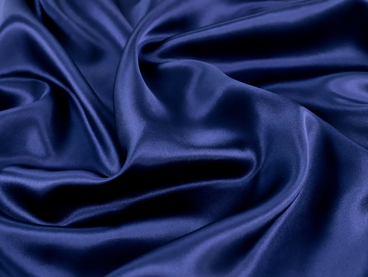 Dressmaking Fabric | Vivienne Silk Satin - Midnight | Fabric Godmother
