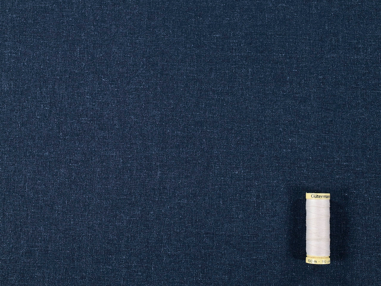 Dressmaking Fabric | Riviera Viscose & Linen - Midnight | Fabric Godmother