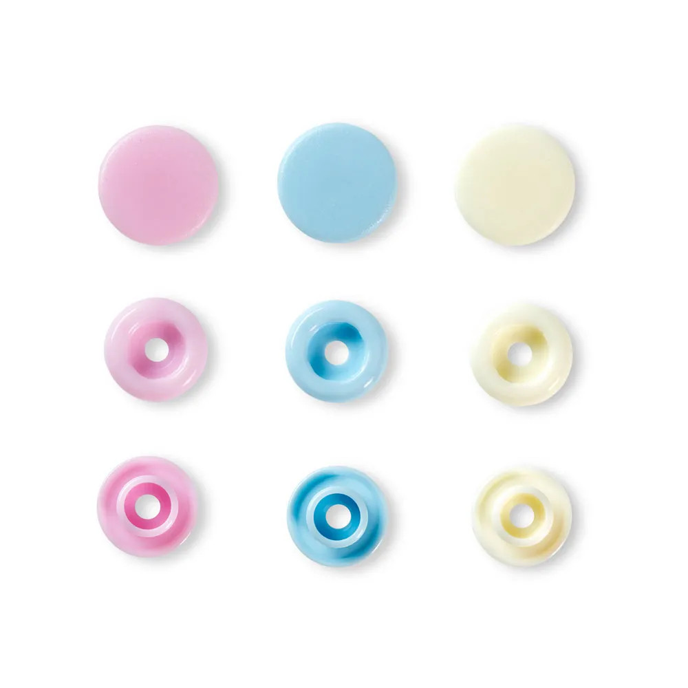 Haberdashery | Prym Love Snaps 12mm - Pastels | Fabric Godmother