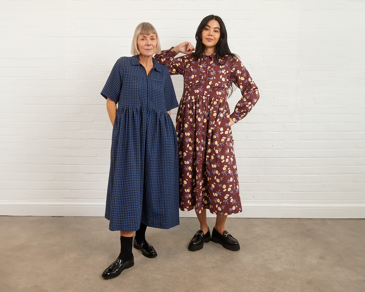 Sewing Kits | The Aspen Dress Kit - Daisy Beau Stretch Denim | Fabric ...