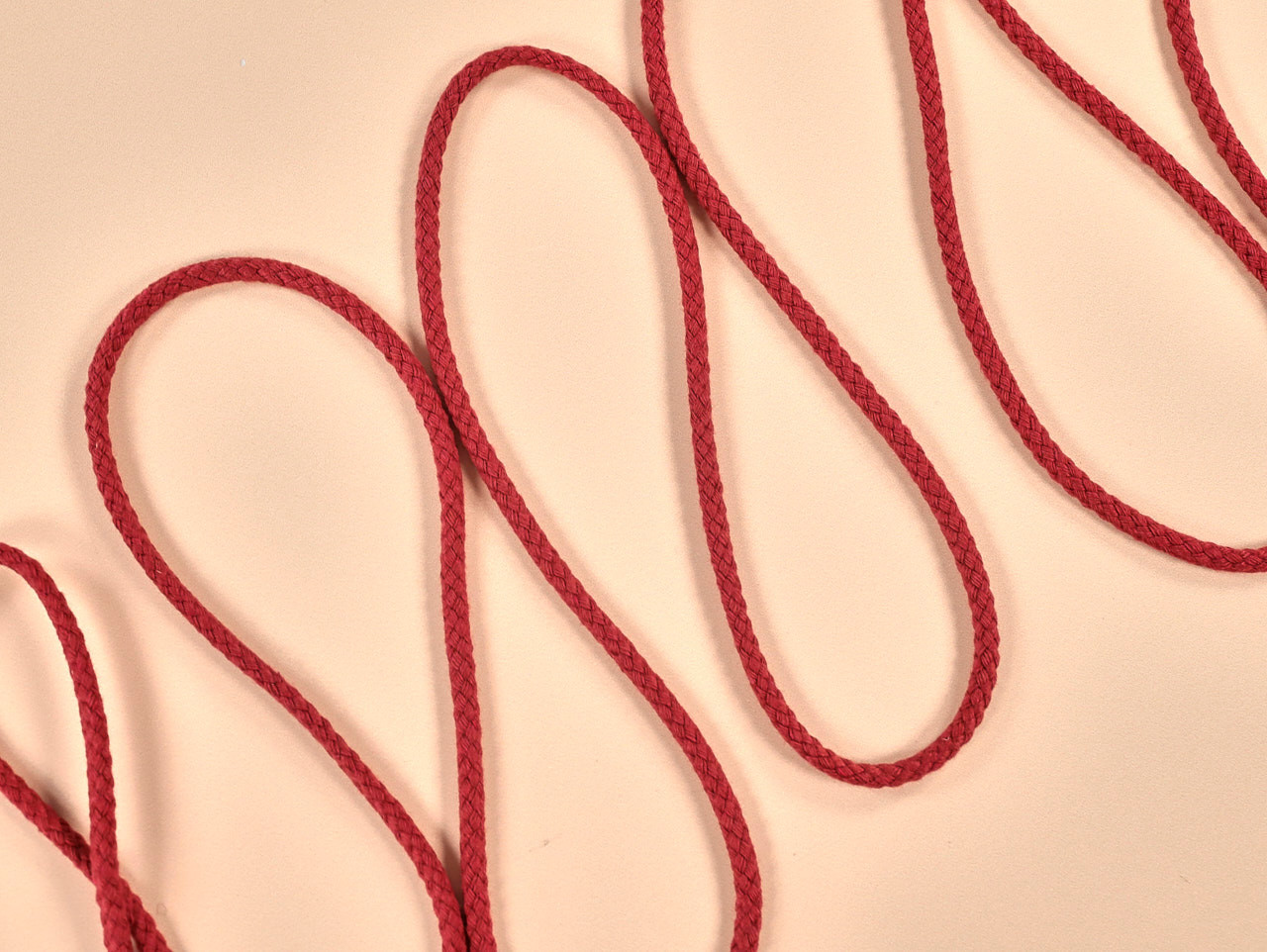 Drawstring Cord | Drawstring Cord - 4mm - Burgundy | Fabric Godmother