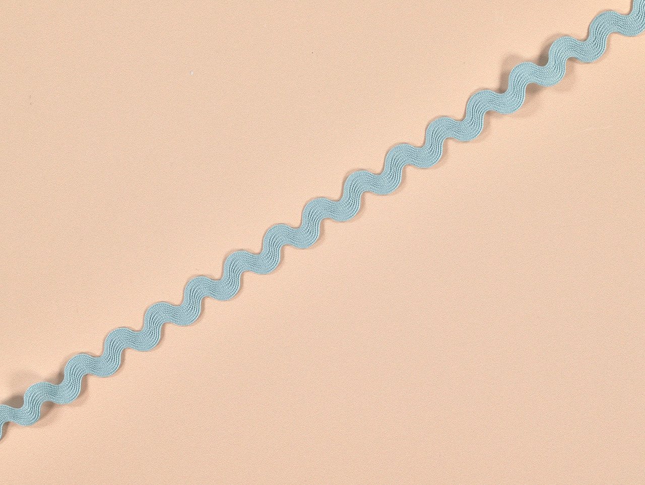 Dressmaking Trim | Luxury Ric Rac Braid - 15mm - Light Blue | Fabric ...
