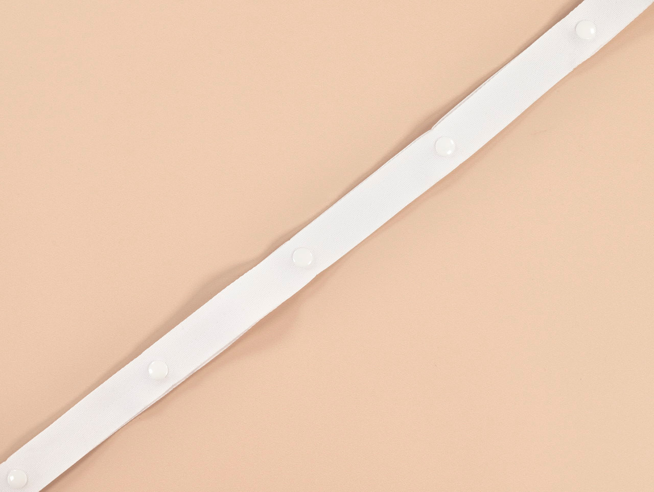 Dressmaking Trim | Popper Tape - White | Fabric Godmother