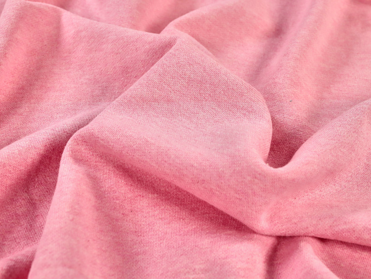 Dressmaking Fabric | Sutton Sweatshirt Cotton Jersey - Pink Marl ...