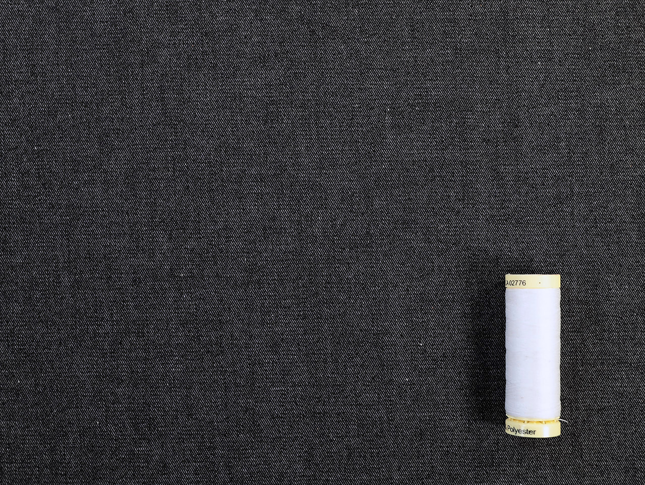Dressmaking Fabric | Solan 9oz Stretch Denim - Washed Black | Fabric ...