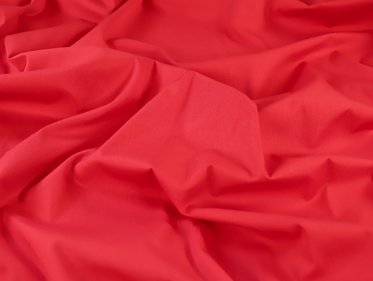 Dressmaking Fabric | Emmanuel Cotton Mix Twill - Red | Fabric Godmother