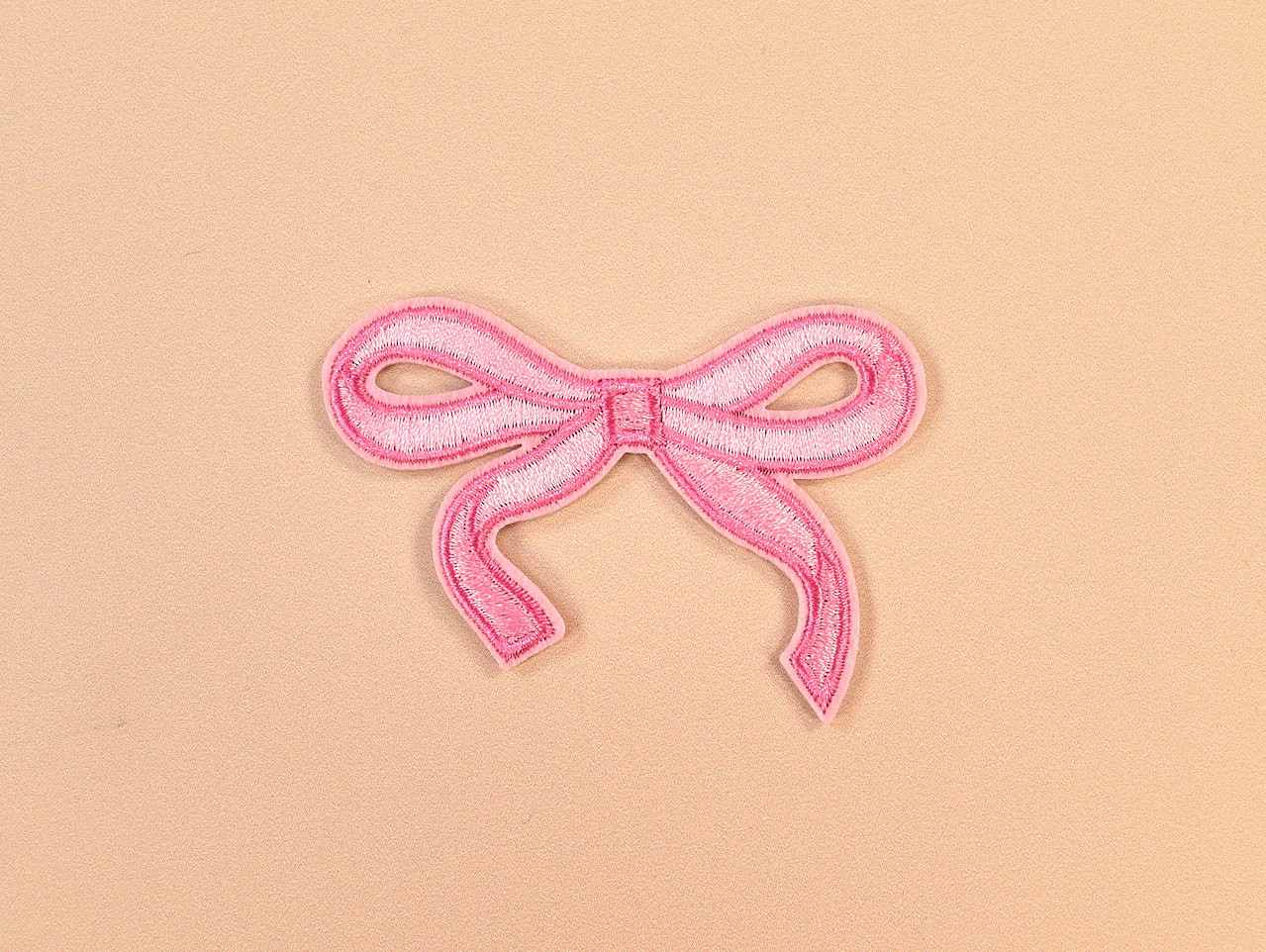 FG | Pink Bow Iron-on Patch | Fabric Godmother