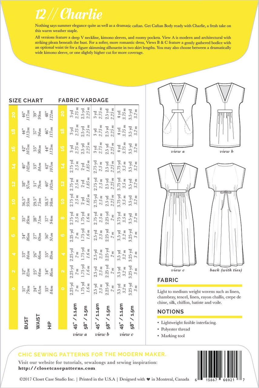 Sewing Patterns | Closet Core Patterns | Fabric Godmother