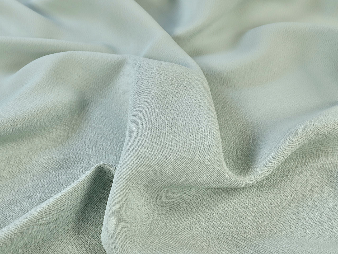 Dressmaking Fabric | Monroe Viscose Double Crepe - Pale Green | Fabric ...