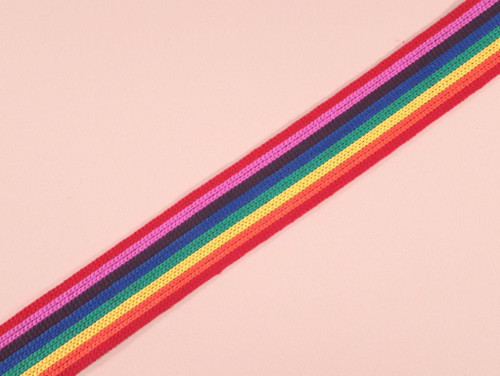 Haberdashery |Rainbow Webbing | Fabric Godmother