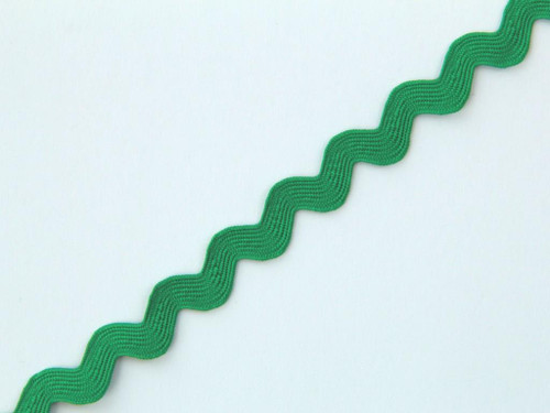 Dressmaking Trim | Ric Rac Braid - Emerald | Fabric Godmother