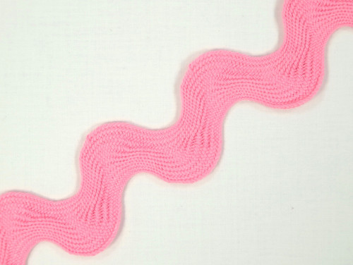 Dressmaking Trim | Jumbo Ric Rac Braid - 35mm - Pink | Fabric Godmother