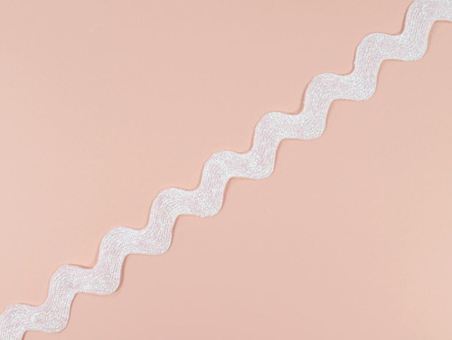 Dressmaking Trim | Jumbo Ric Rac Braid - 40mm - Iridescent | Fabric ...